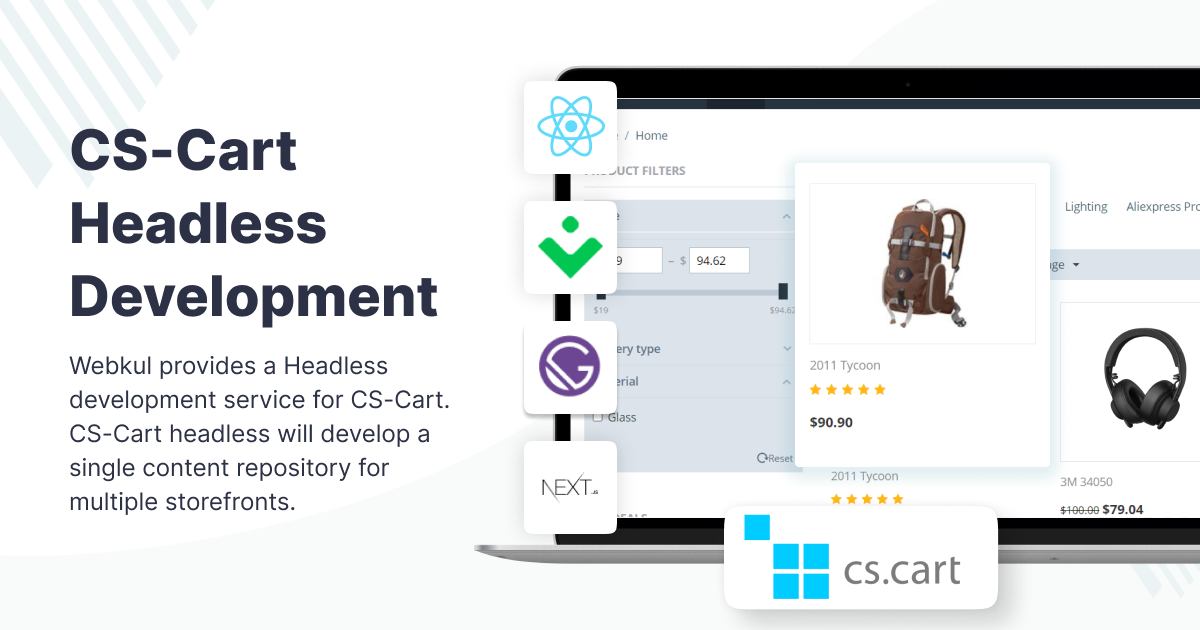 CS-Cart Headless Development - Webkul Software