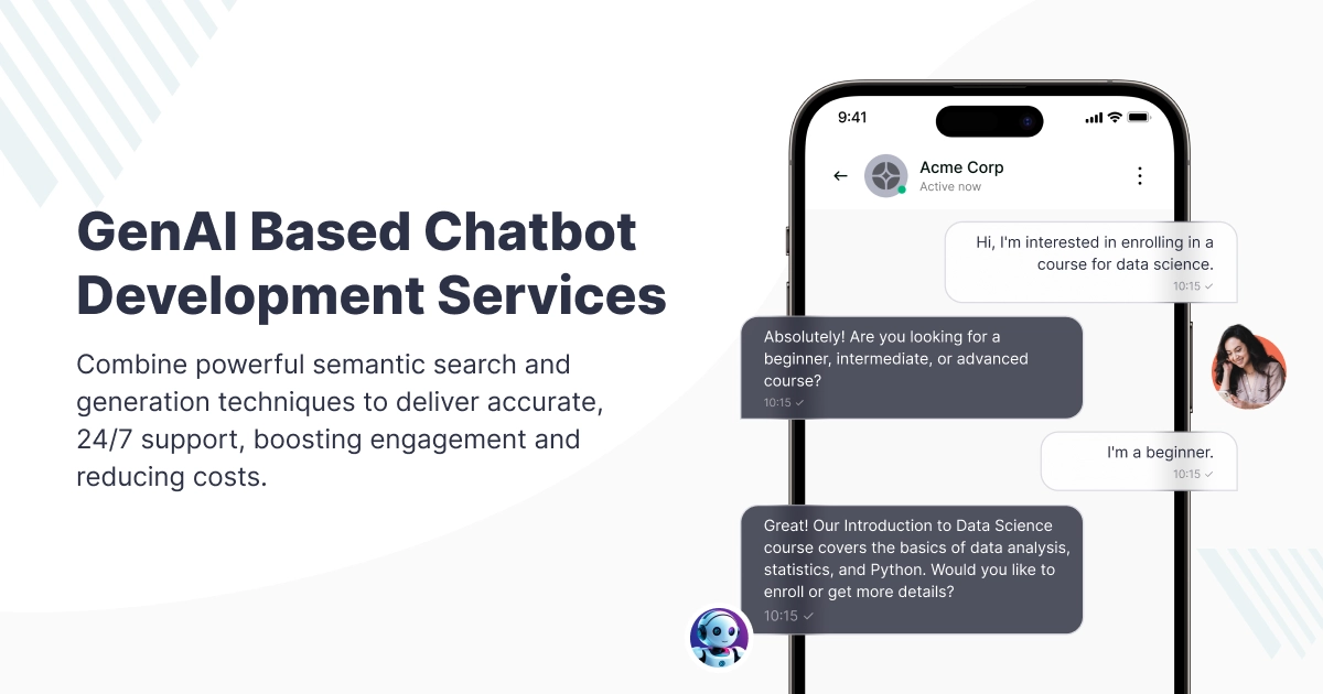 GenAI-based Chatbot Development Services - Webkul Software